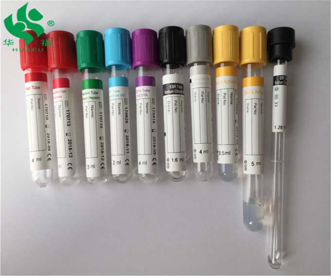 Medical Vacuum Blood Collection Tube , 10 ML Blood Collection Tubes
