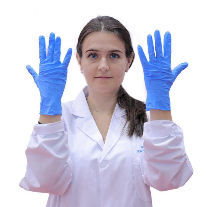 Chemical Resistant Disposable Nitrile Gloves ASTM D6319 Powder Free